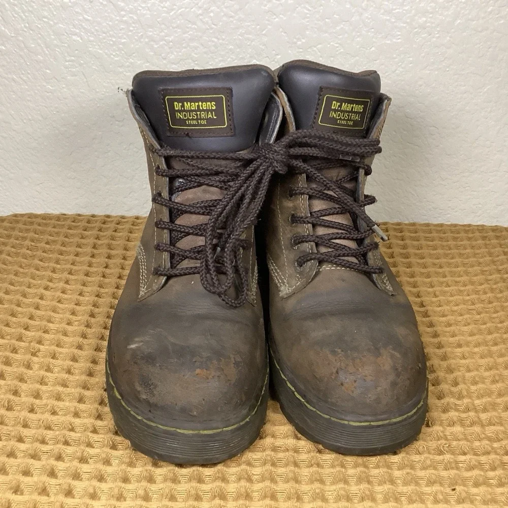Dr. Martens | Shoes | Dr Martens Winch St Steel Toe Boots Brown Leather ...